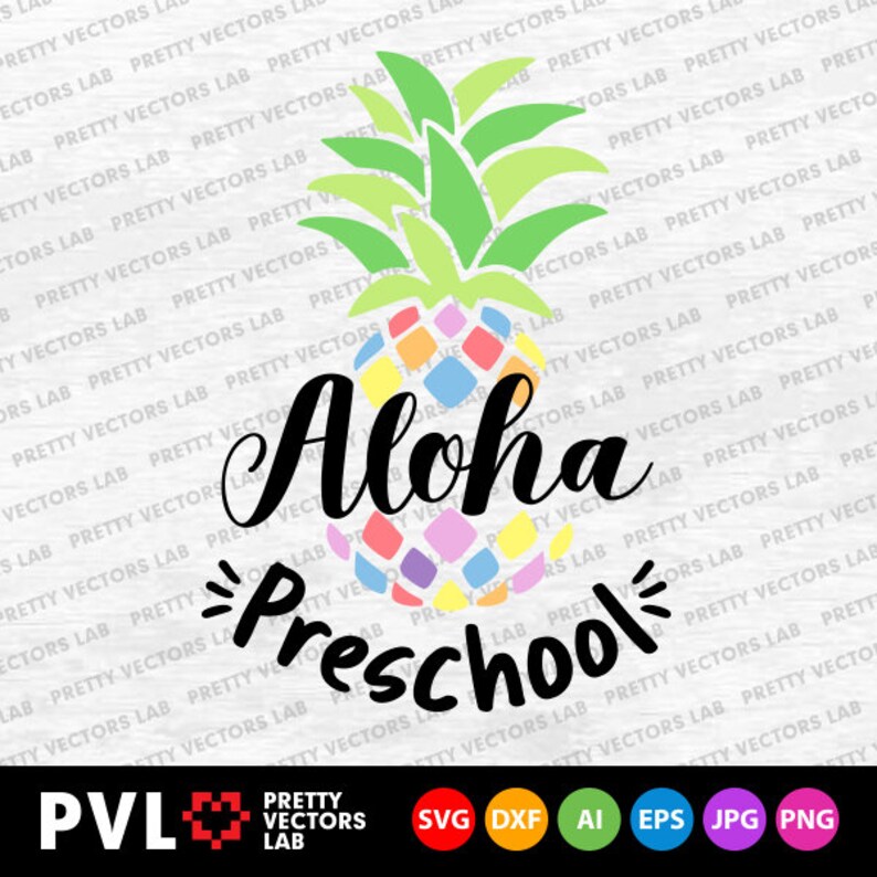 Aloha Preschool Svg Back to School Svg Pre-k Svg Teacher | Etsy