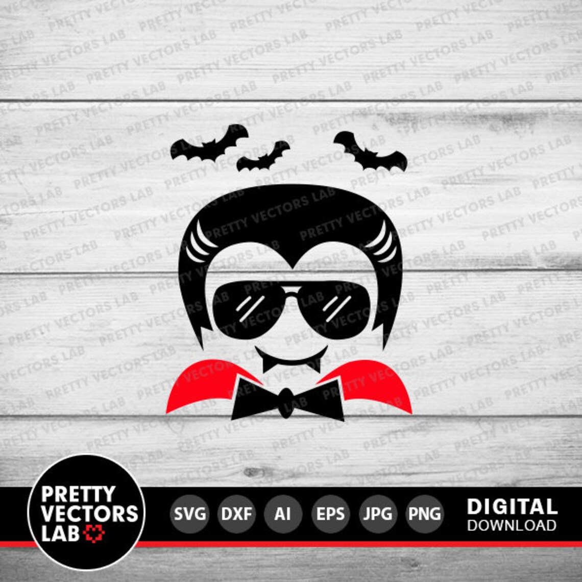 Vampire Face Svg, Kids Halloween Svg, Cool Vampire Svg Dxf Eps Png ...