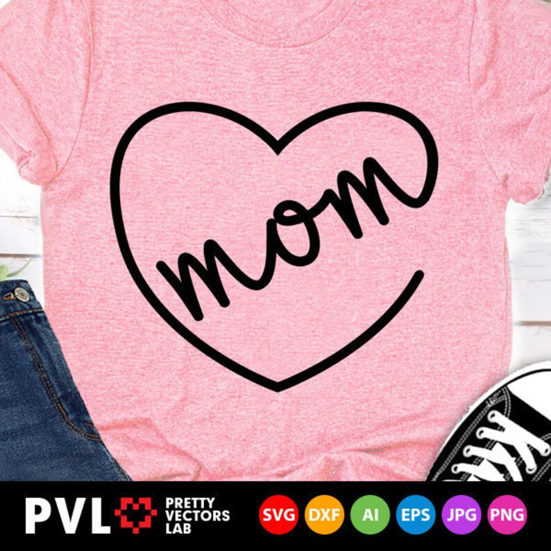 Día de la Madre Svg Mamá Svg Corazón de la Madre Svg Amor - Etsy España