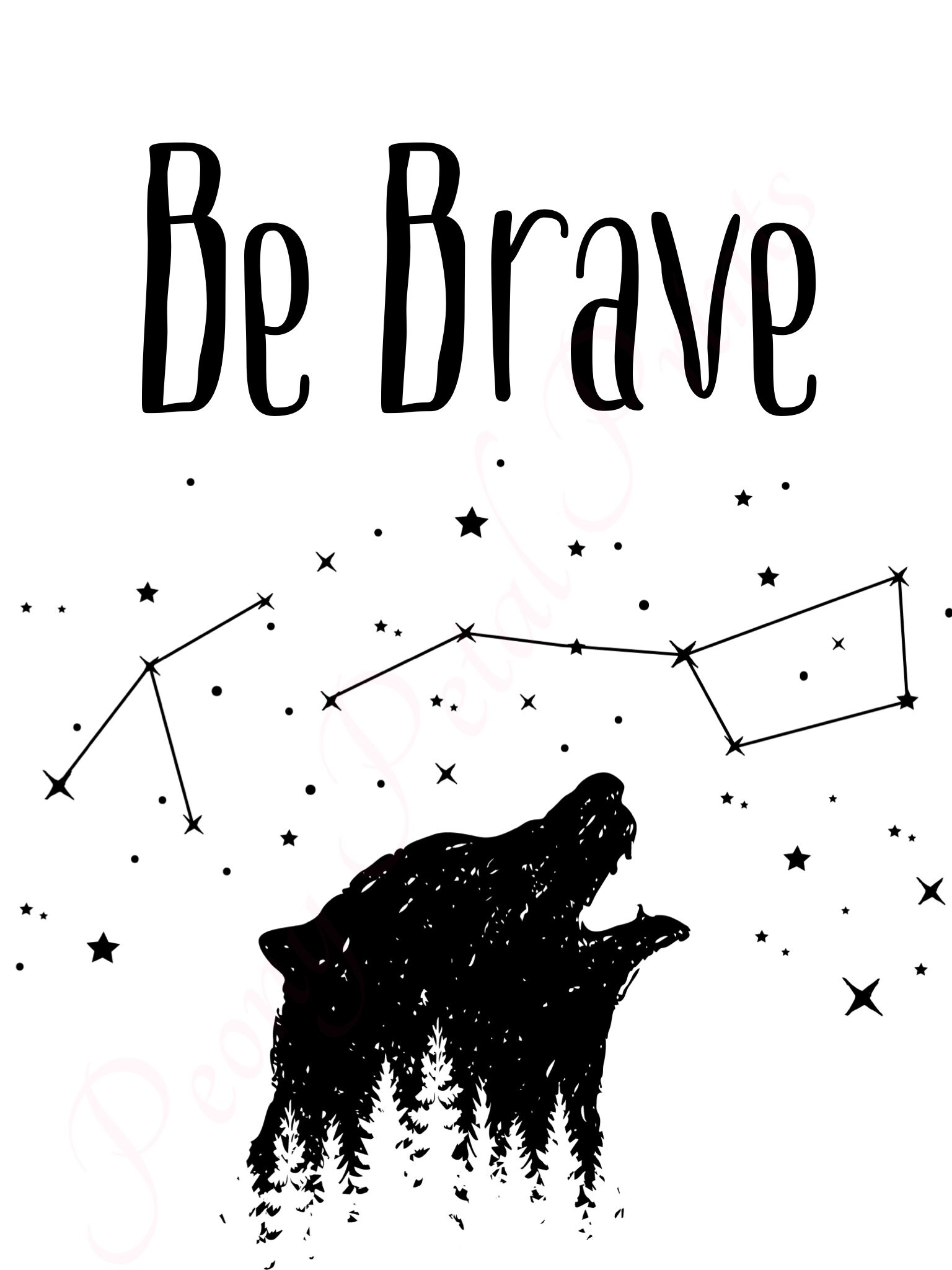 Be Kind, Be Brave, Have Faith Digital Download Art - Etsy
