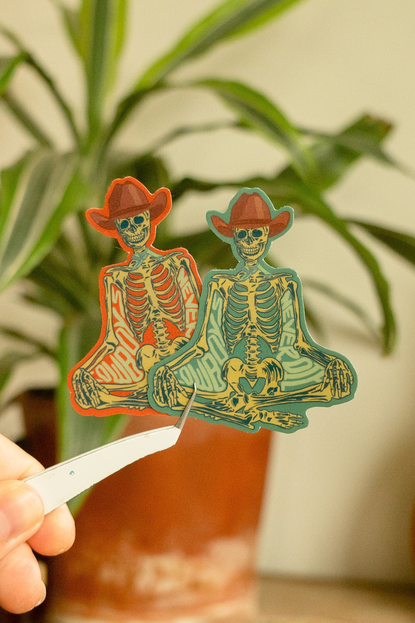 Cowboys Never Die Sticker - Weatherproof Western/granola Stickers - Etsy