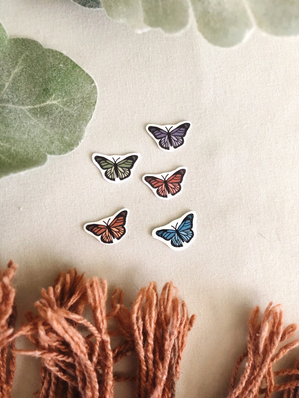 Small waterproof butterfly sticker pack phone case laptop | Etsy