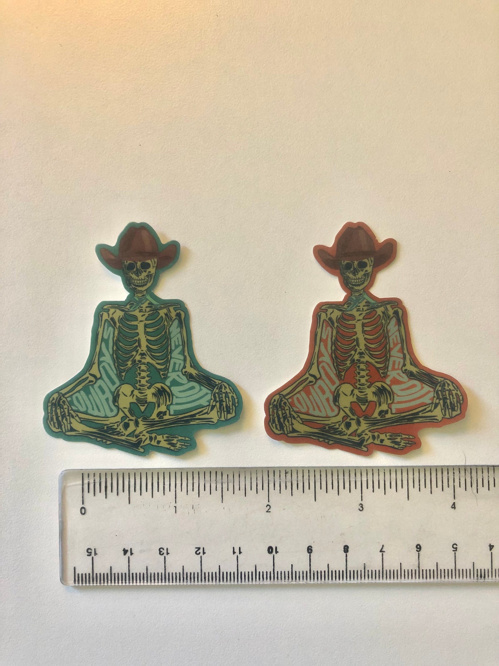 Cowboys Never Die Sticker - Weatherproof Western/granola Stickers - Etsy