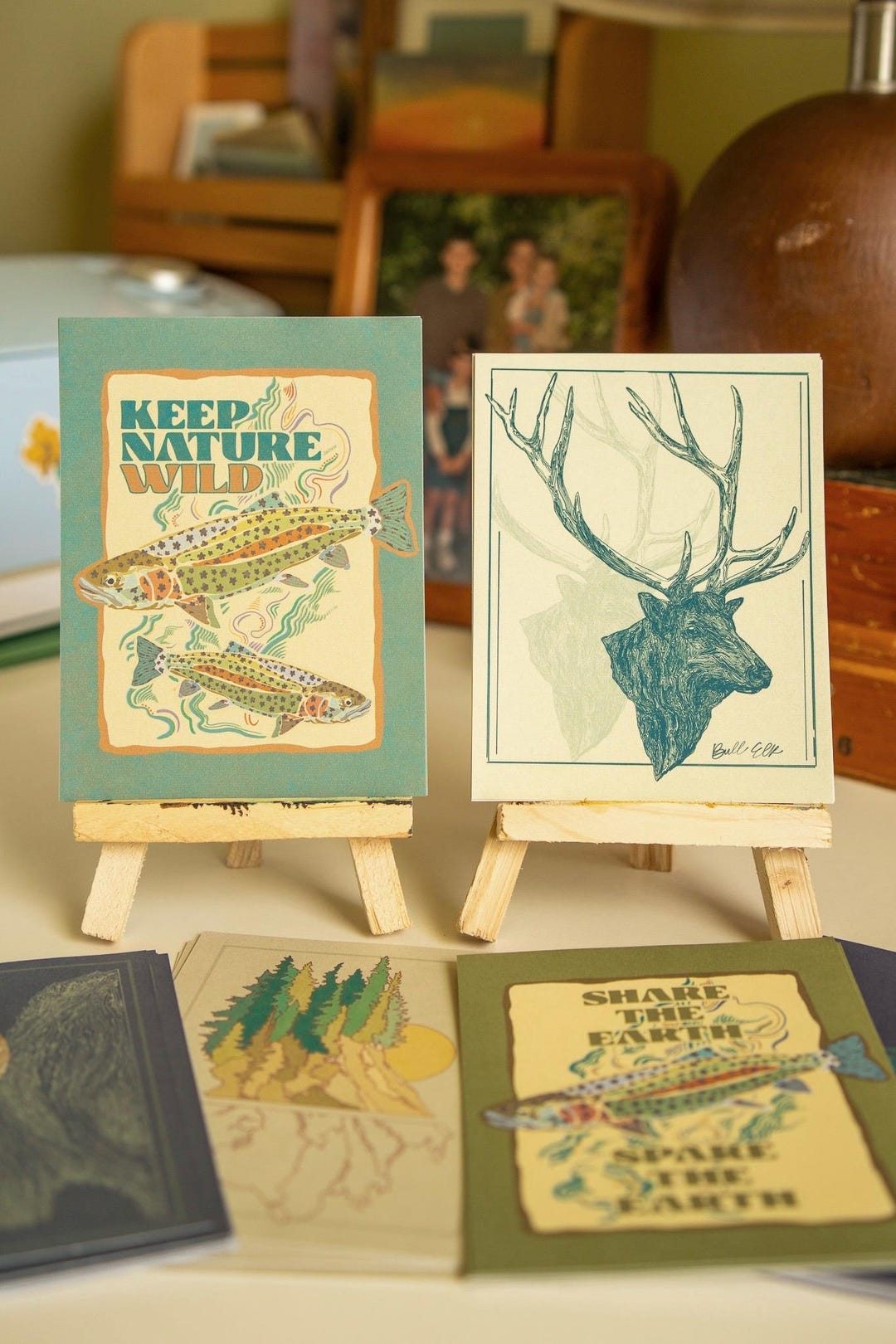 Vintage Nature Prints: Outdoorsy Wall Art on Cardstock (3.75” X 5”) - Etsy
