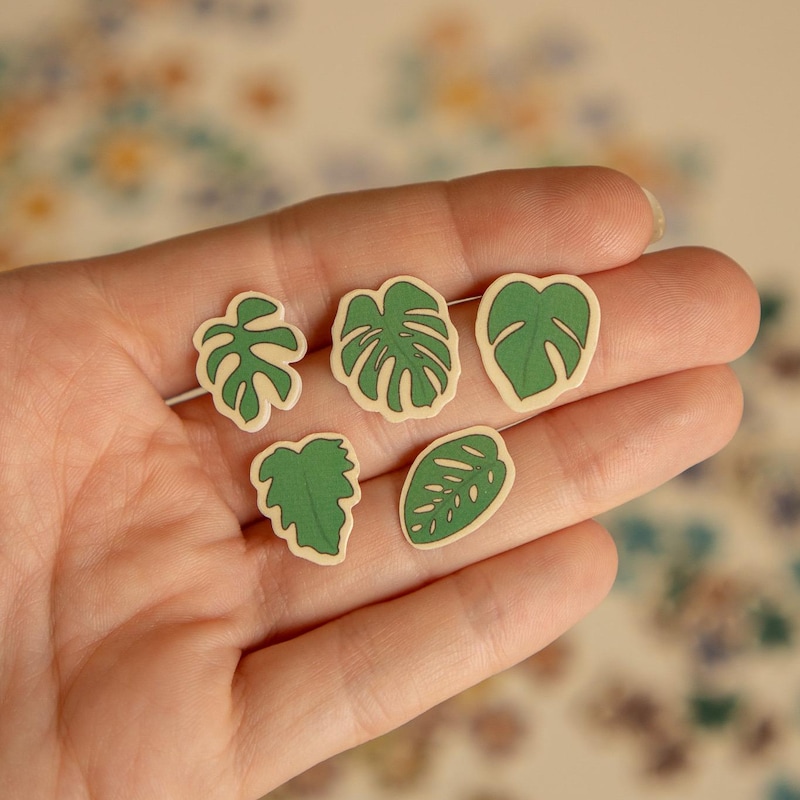 Mini Vinyl Plant Stickers - Etsy
