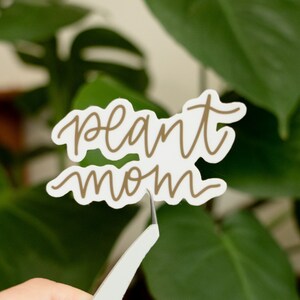 Plant Mom Sticker Waterproof - Etsy