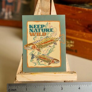 Earthy Nature Stickers | Keep Nature Wild | Weatherproof Travel/granola ...