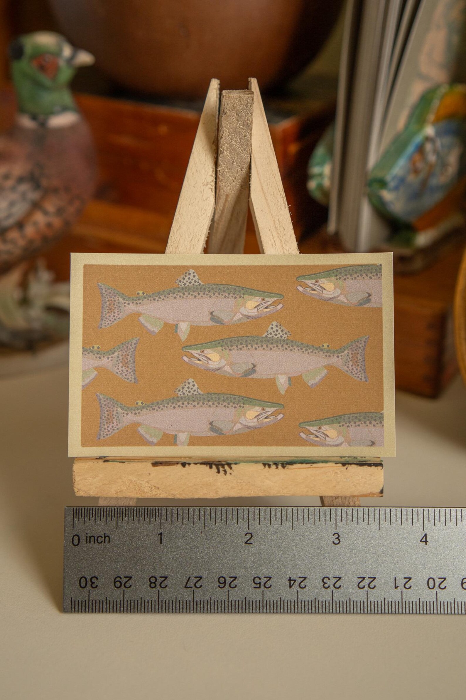 Vintage Inspired Fish/duck Prints | Trout | Salmon | Mallard | 74 Lb ...