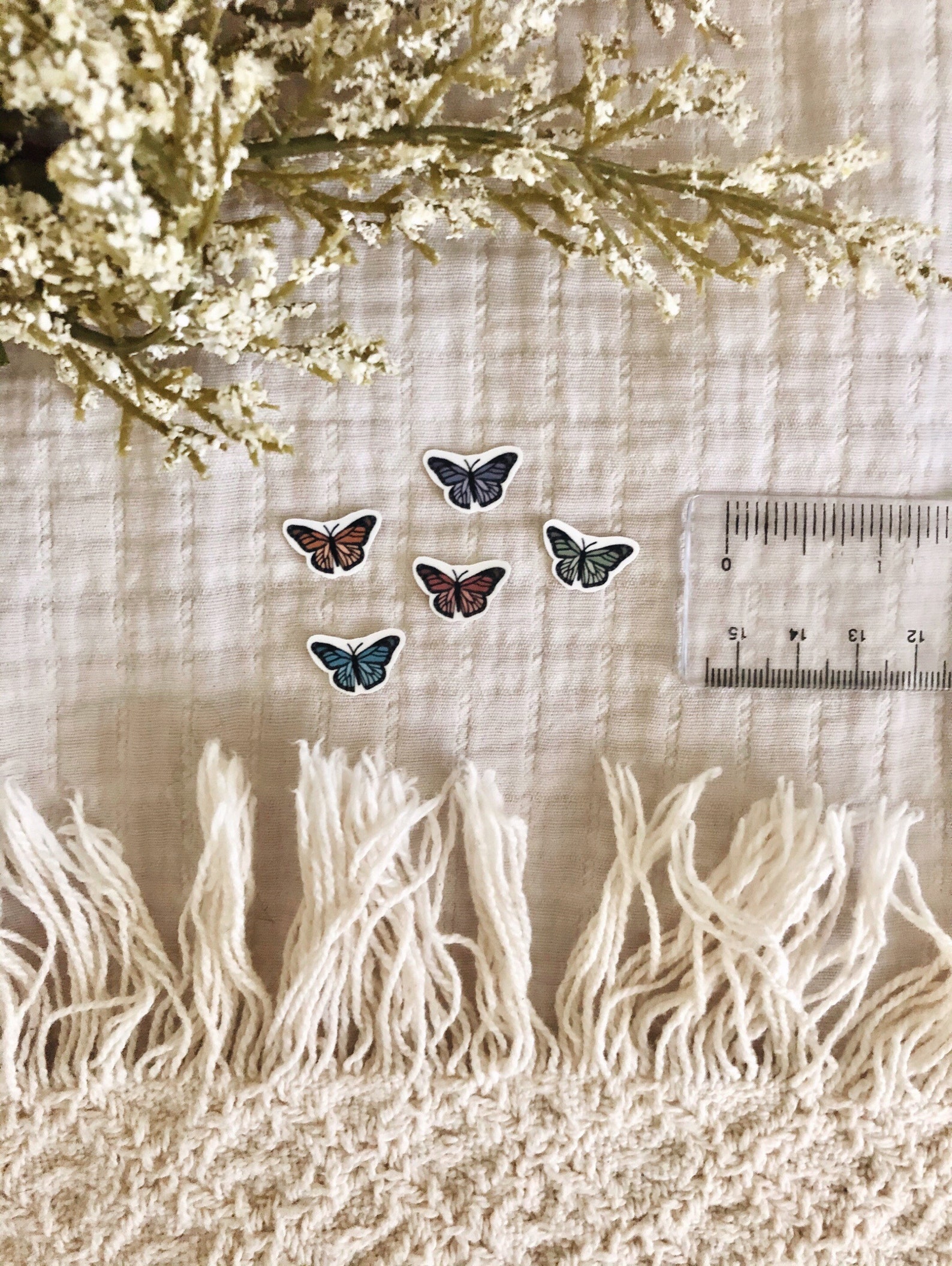 Small waterproof butterfly sticker pack phone case laptop | Etsy