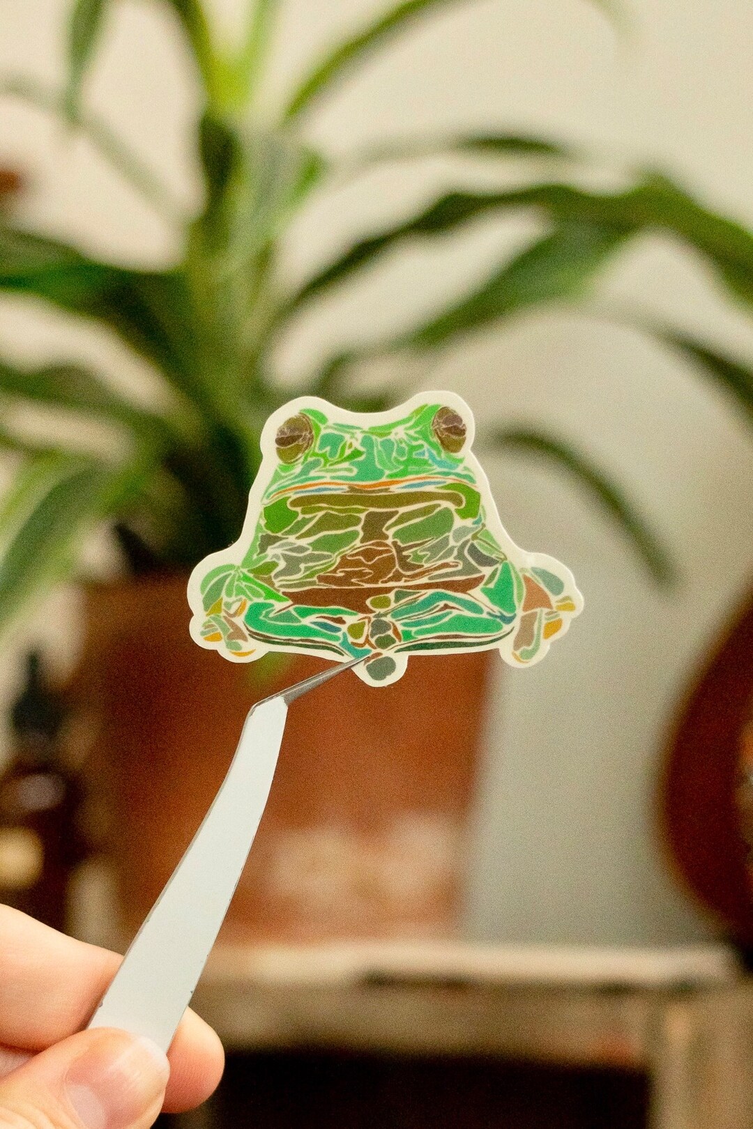Frog Sticker Weatherproof Travel/nomad/granola Stickers - Etsy