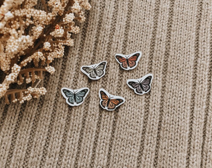 Small Waterproof Butterfly Sticker Pack Phone Case Laptop - Etsy