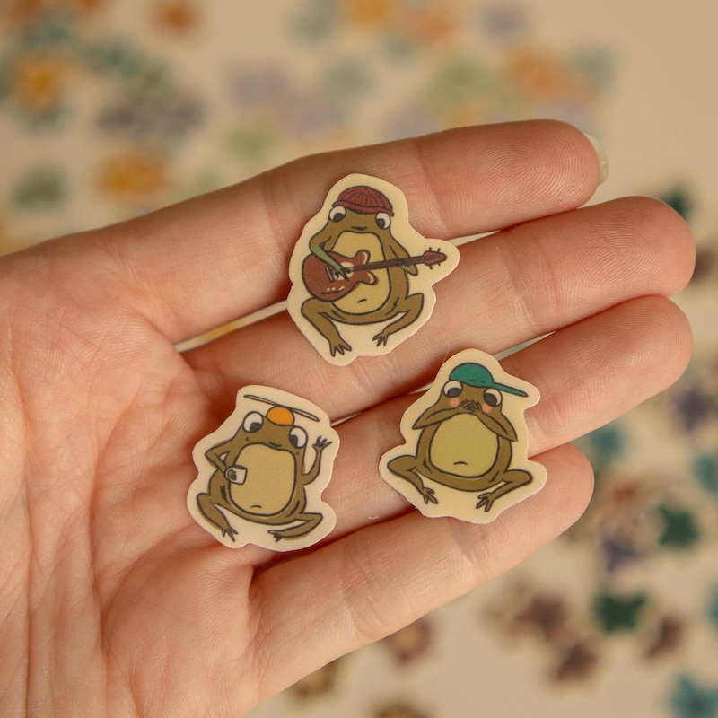 Frog Stickers - Etsy