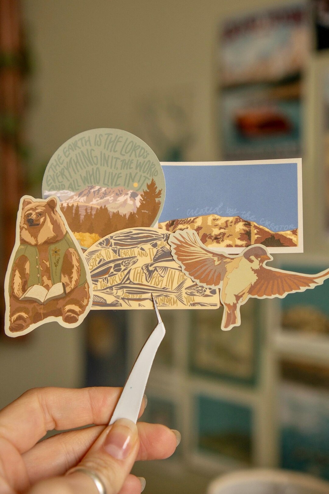Outdoorsy Christian Sticker Pack | Weatherproof Granola Stickers ...