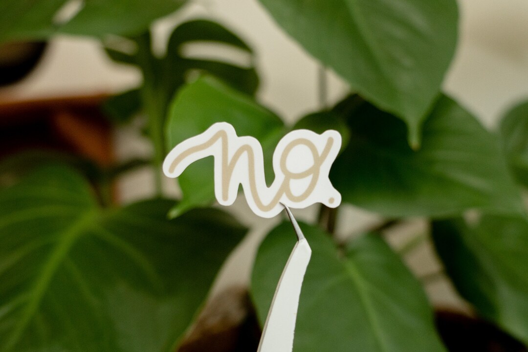 Waterproof “no” Sticker - Etsy
