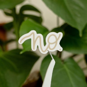 Waterproof “no” Sticker - Etsy