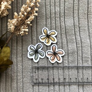 Small Flower Sticker Pack Weatherproof Pack of 3 - Etsy