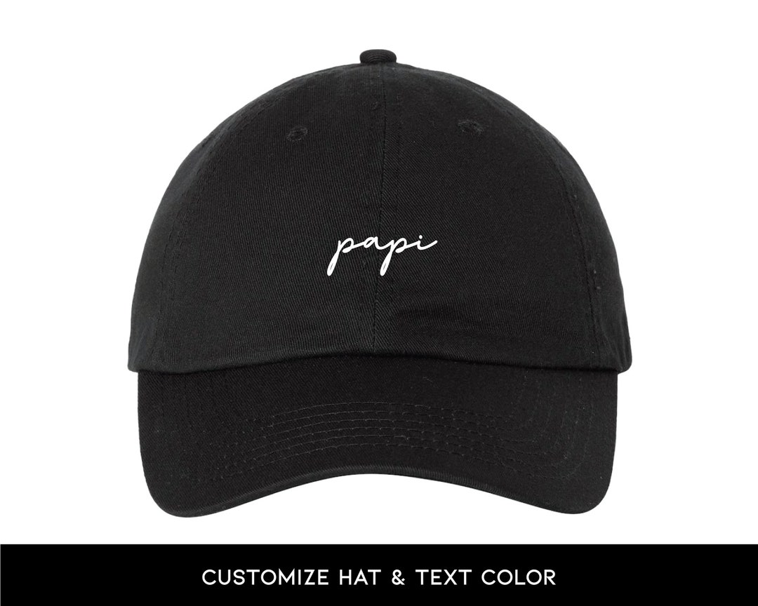 Papi Hat Adjustable Dad Hat Embroidered Cap Groom Husband Bachelor ...