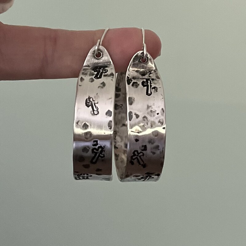 Stamped Earrings - Etsy