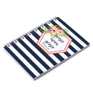 Faith Christian Spiral Notebook Grace Upon Grace Christian - Etsy