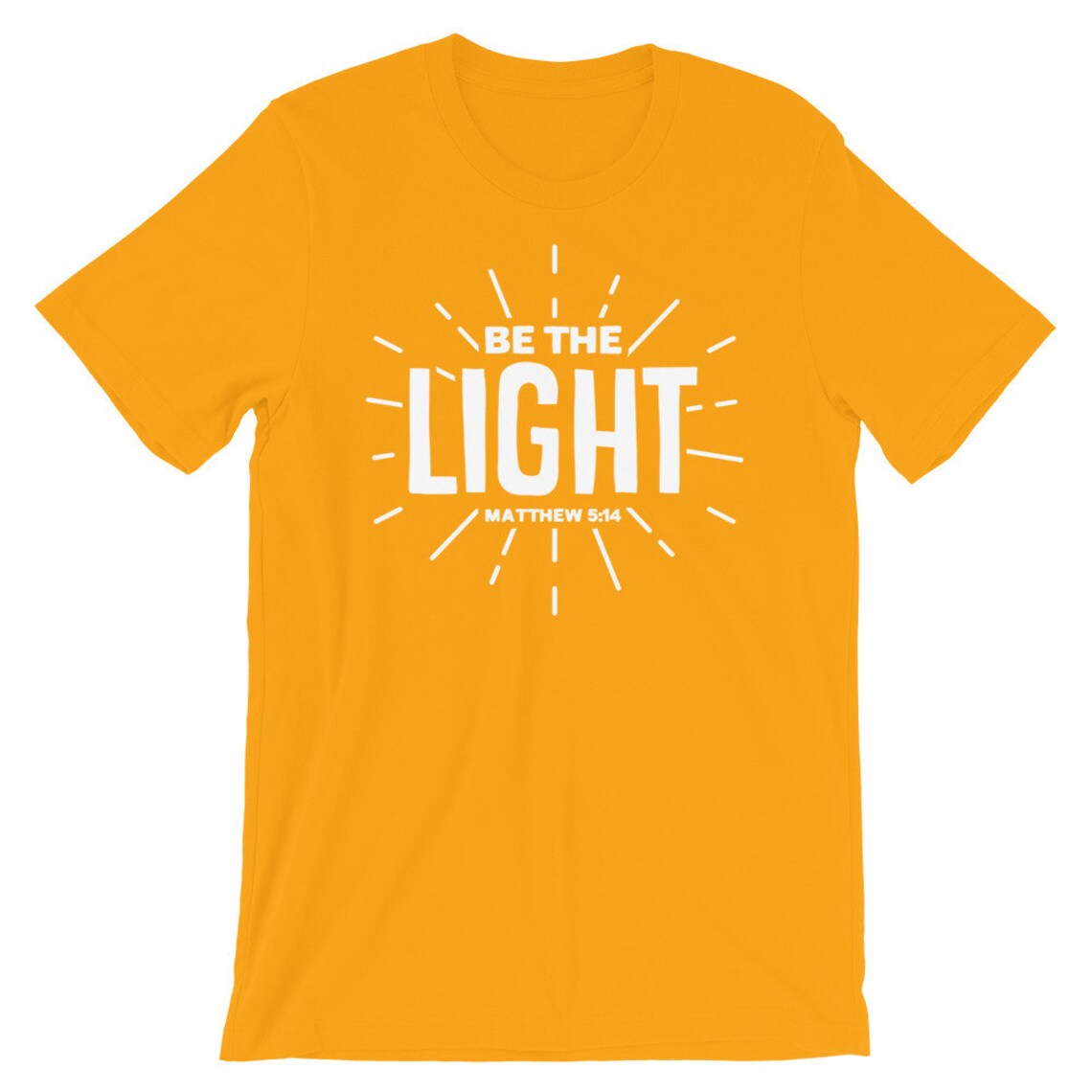 Christian Faith T Shirt Be the Light Christian Graphic Tee - Etsy