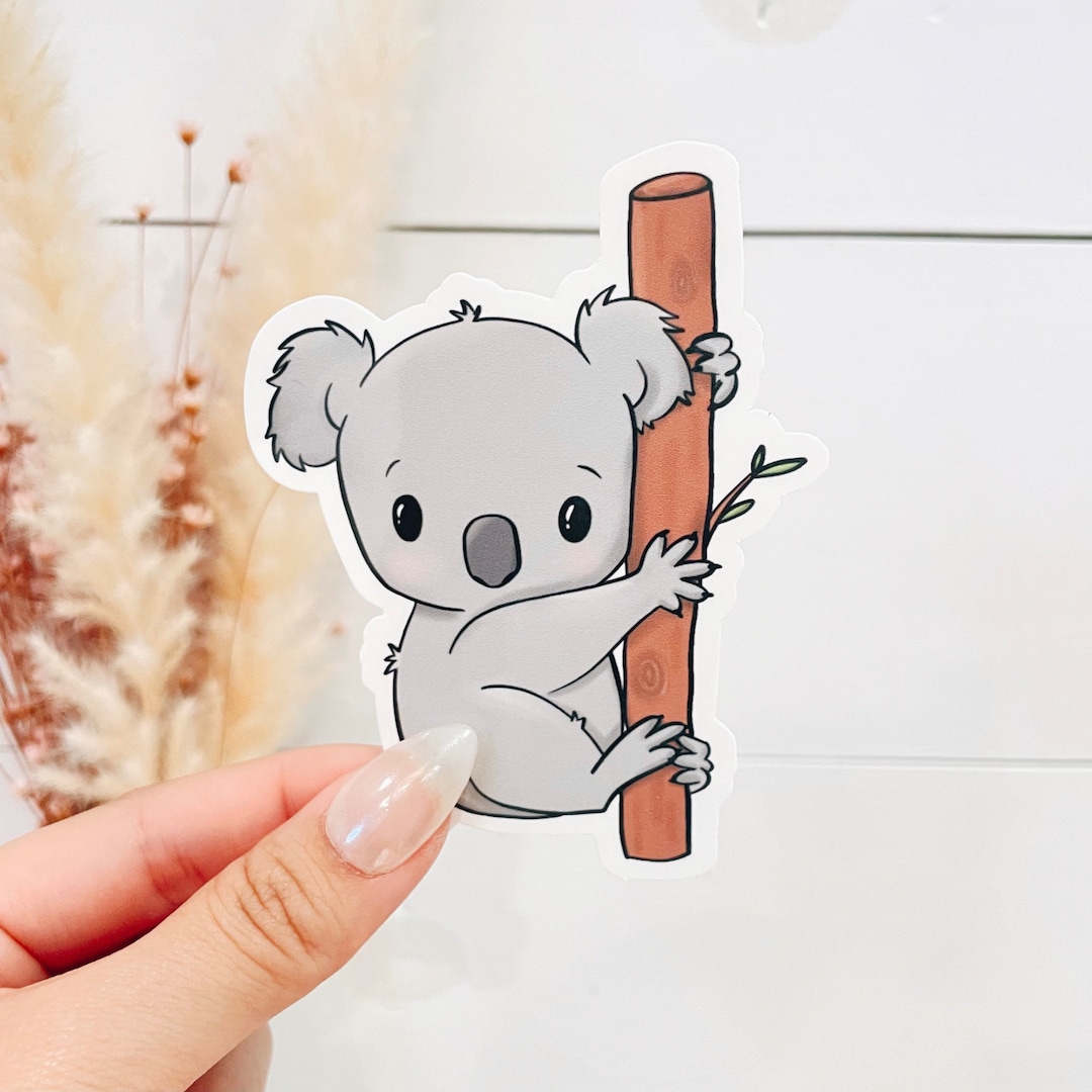 Cute Koala Sticker Kawaii Baby Koala Sticker Australia Sticker ...