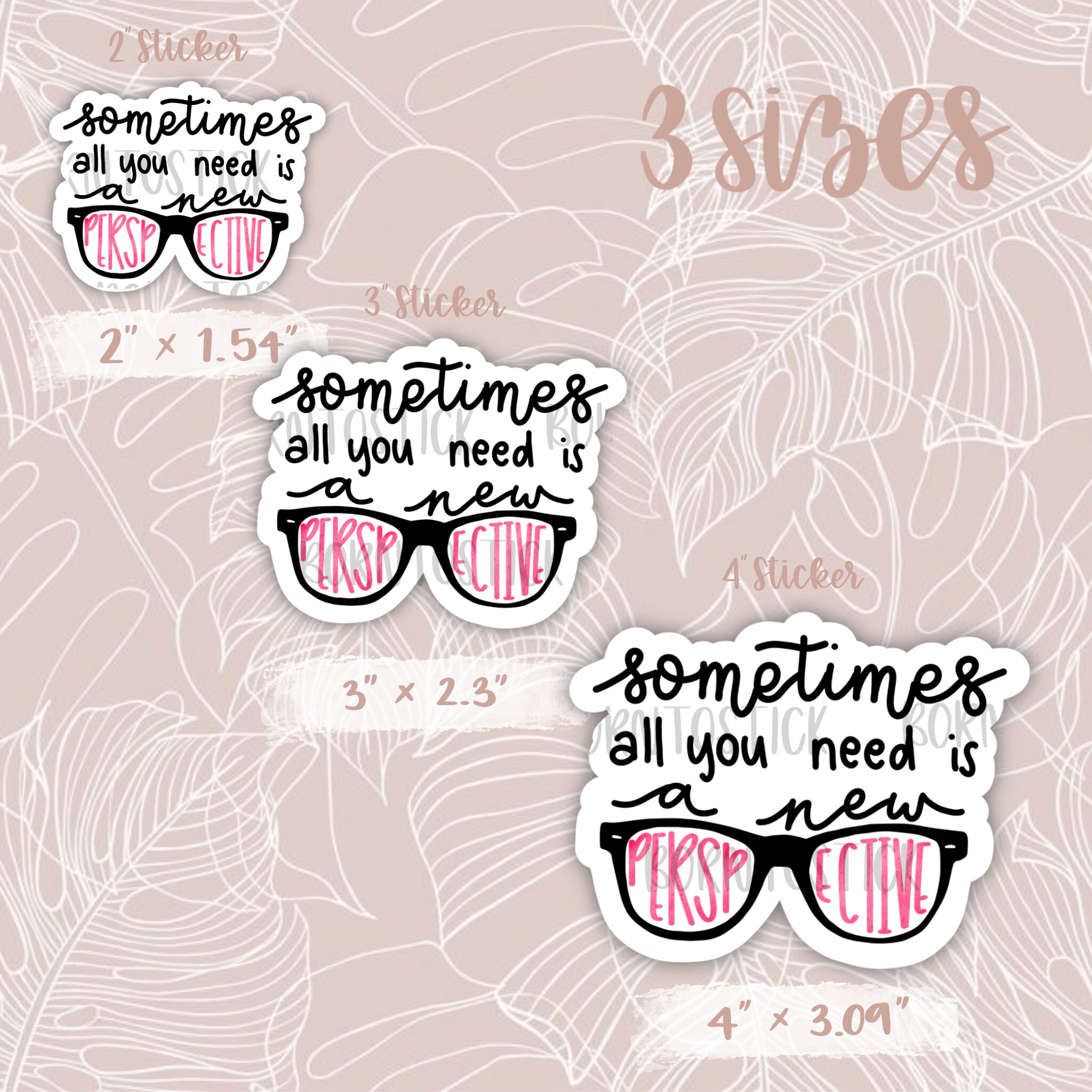 Sometimes All You Need is A New Perspective Sticker Student - Etsy