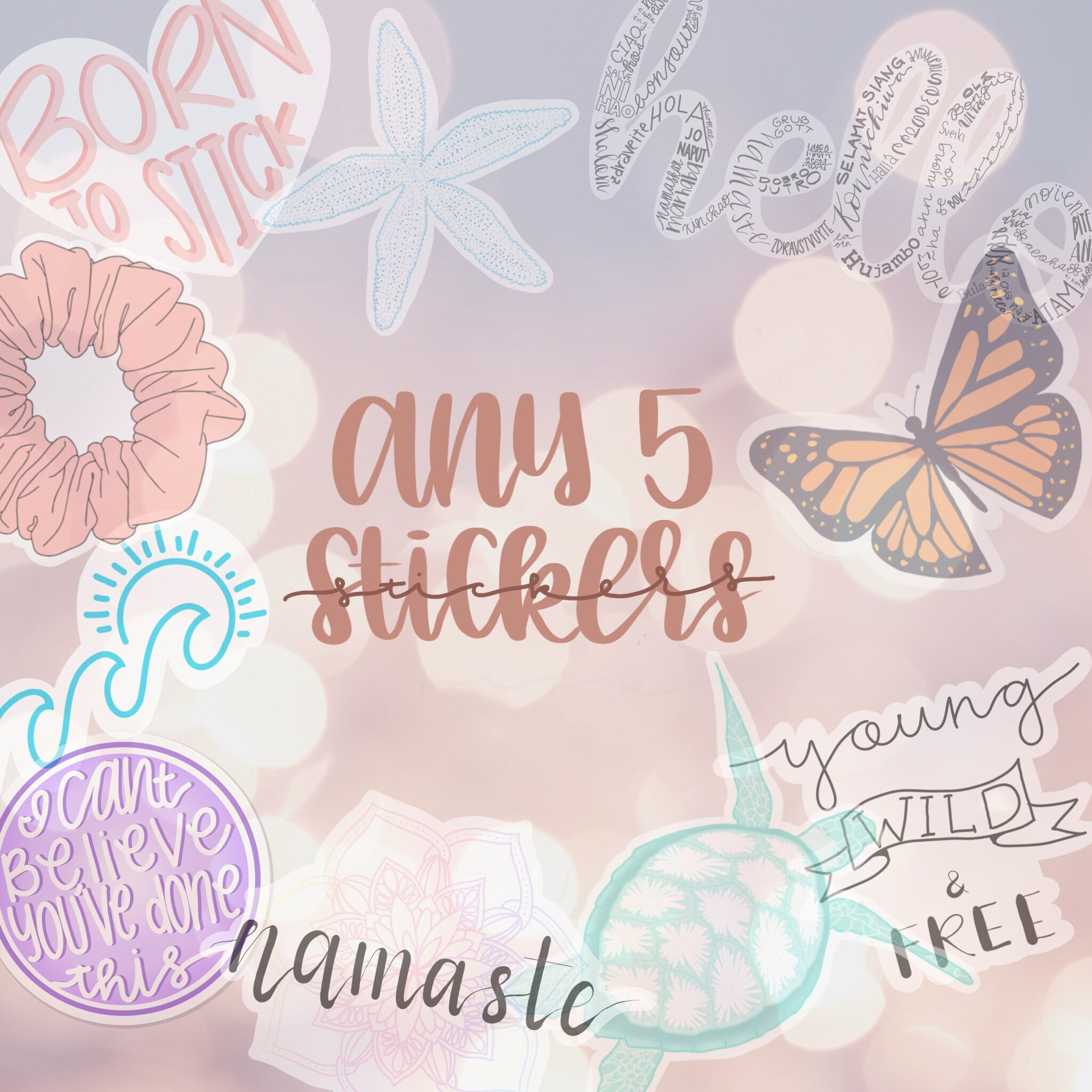 Any 5 Stickers Pack Meme Stickers Quote Stickers Dog | Etsy