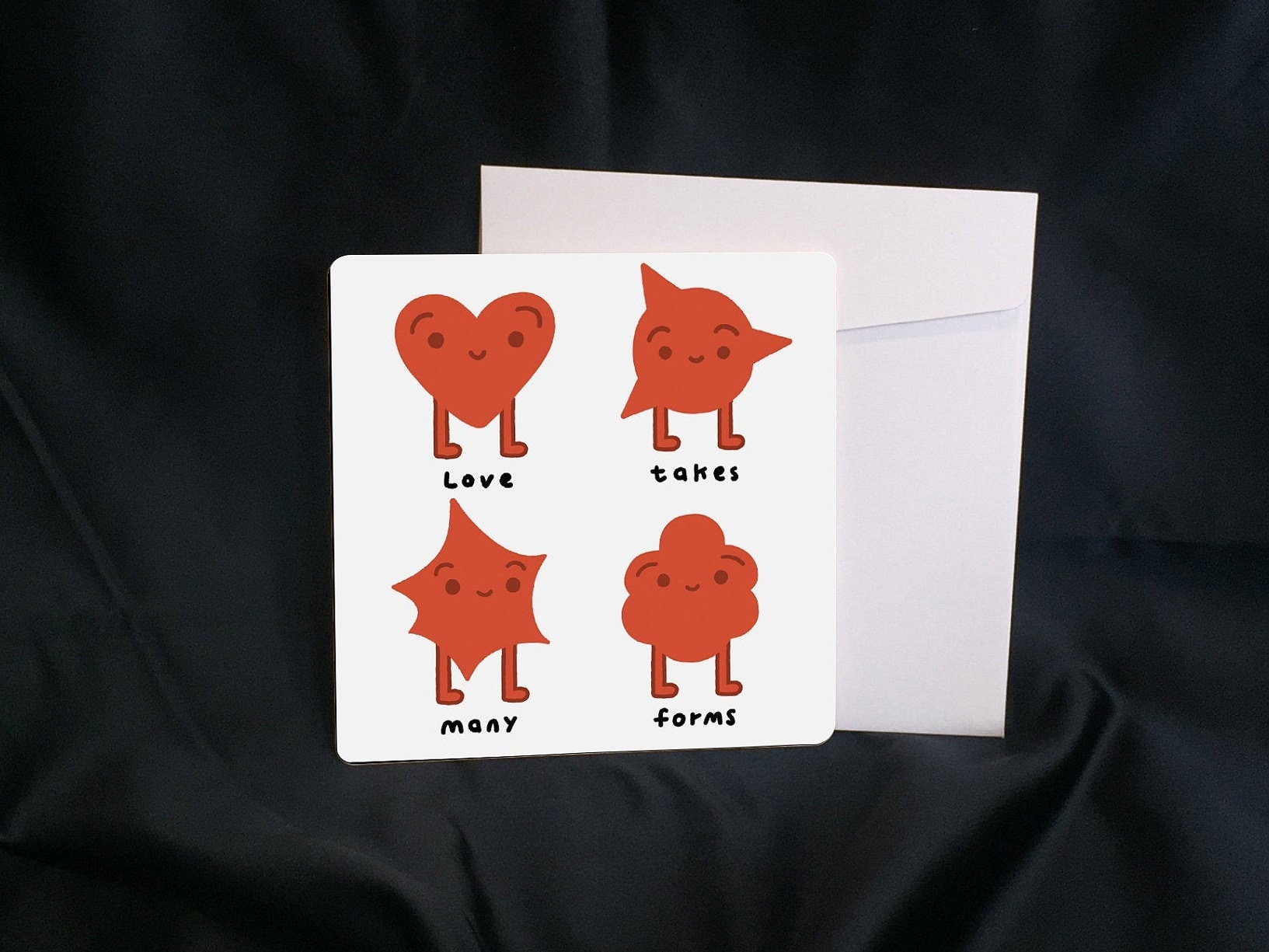 Love Takes Many Forms - Affirmation Postcards - Positive Postcards ...