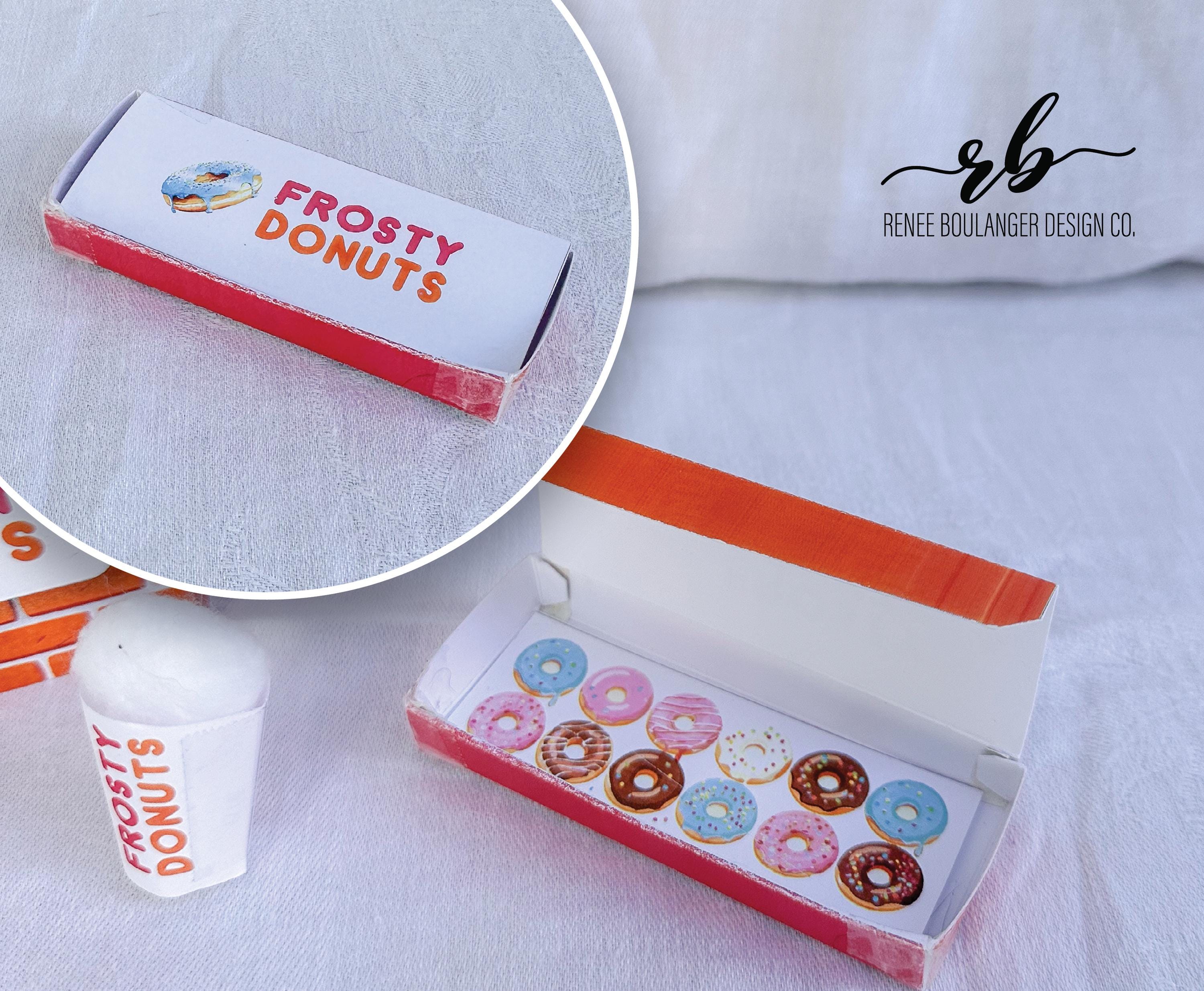 Elf Coffee Shop Printable Set | Mini Coffee & Donut Drive Thru for Elf ...