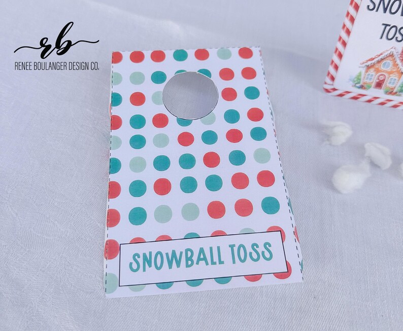Elf Snowball Toss Game Printable | Christmas Elf Activity for Kids ...
