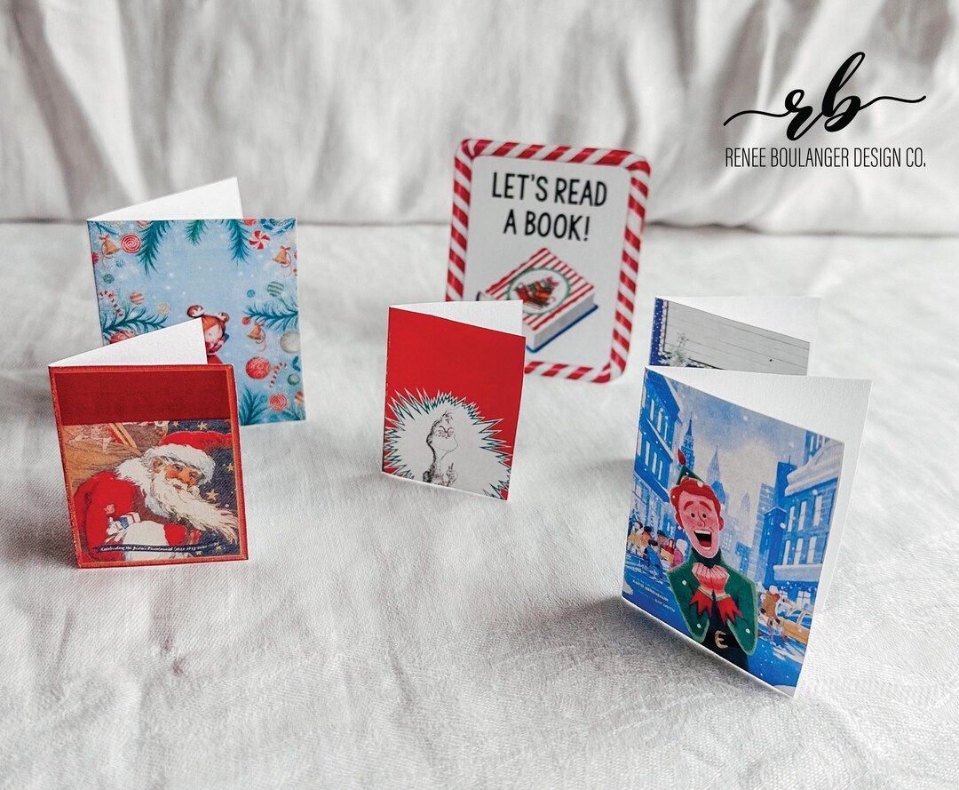 Elf Mini Books Printable | Read Me a Story Elf Setup | Tiny Christmas ...
