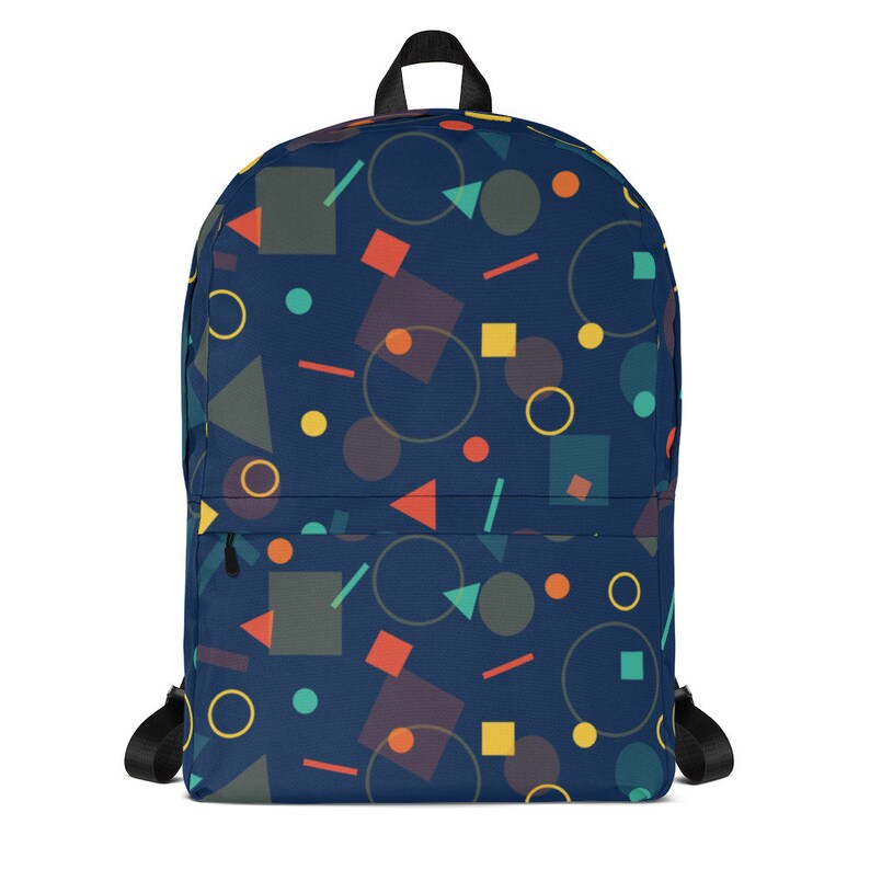Retro 90s Pattern Backpack 90s Backpack Retro Pattern Water - Etsy