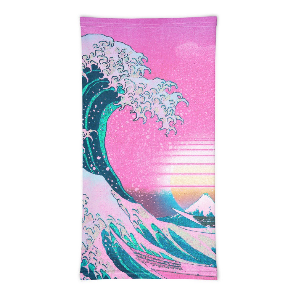 Vaporwave Mask Vaporwave Face Mask Vaporwave Aesthetic Face | Etsy