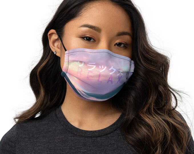 Vaporwave Mask Vaporwave Face Mask Vaporwave Aesthetic Face - Etsy
