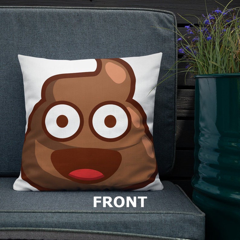 Poop Emoji Pillow Poo Emoji Throw Pillow Head Rest Bed Bedding Decor ...
