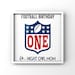 Football First Birthday SVG Bundle One Mom Dad Sis Bro - Etsy