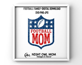 Football Mom Svg. Football Svg. Mom Svg. Football Season. Instant ...