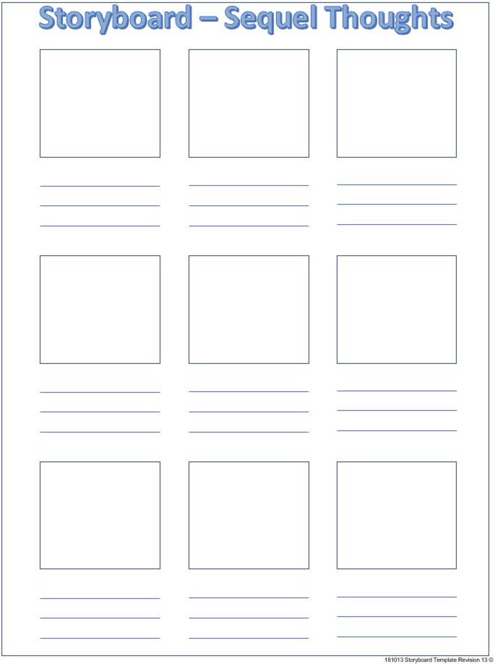 Digital Storyboard Templates for Creativity! - Etsy