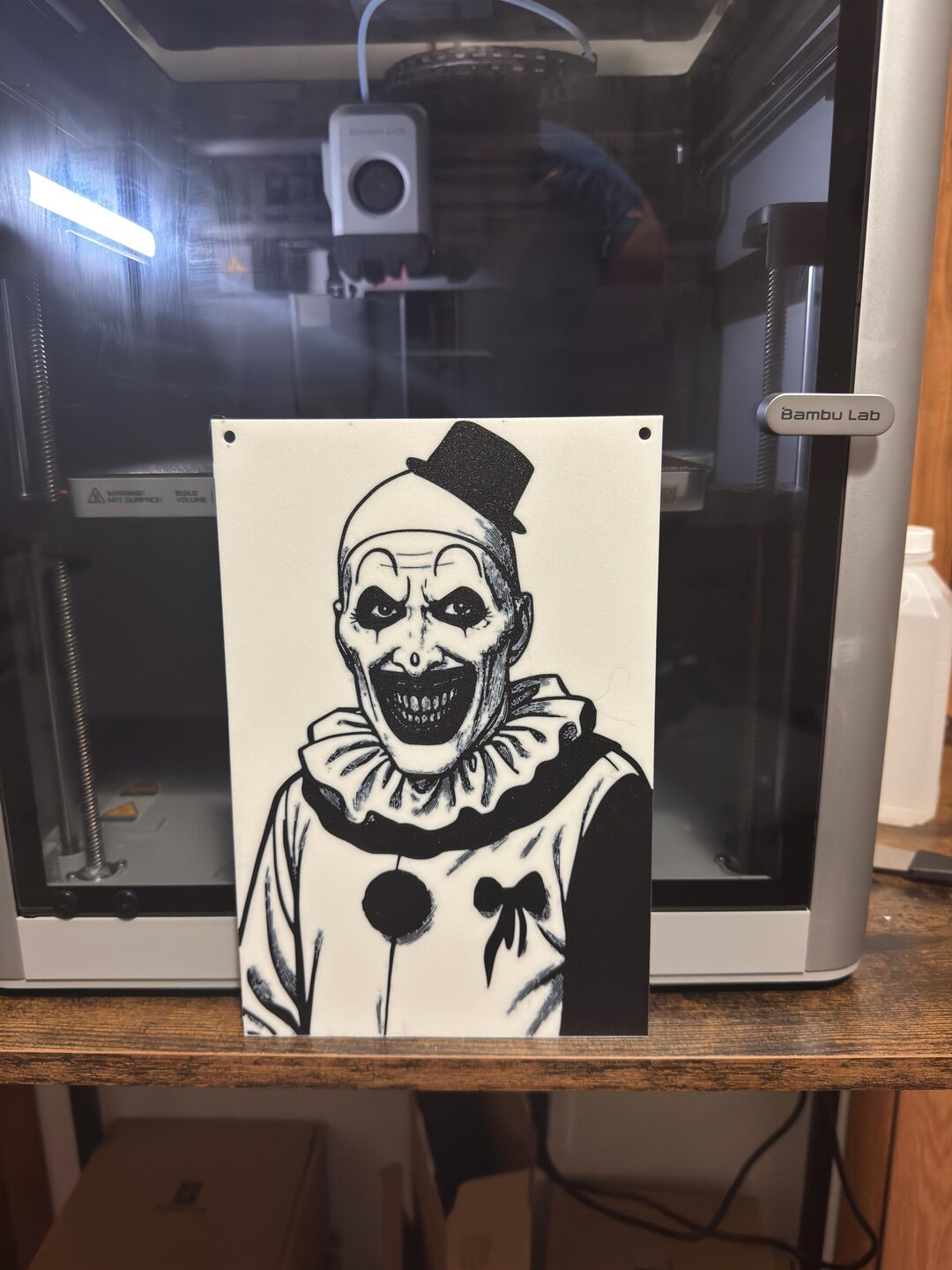 Art the Clown, Terrifier Plastic Sign. 6.25” X 9.25” - Etsy