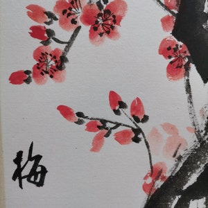 Original Chinese Paintinghandpainted Plum Blossom Painting - Etsy