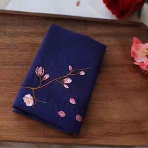 Custom Name Chinese Style Embroidered Plum Blossom Pure Cotton ...
