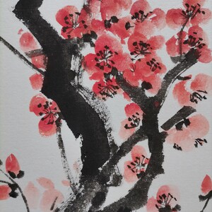 Original Chinese Paintinghandpainted Plum Blossom Painting - Etsy