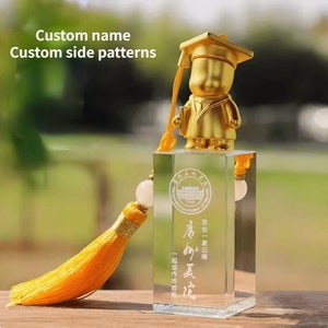 Custom Graduation Season Crystal Name Seal Stamp Personalized Grad Gift ...