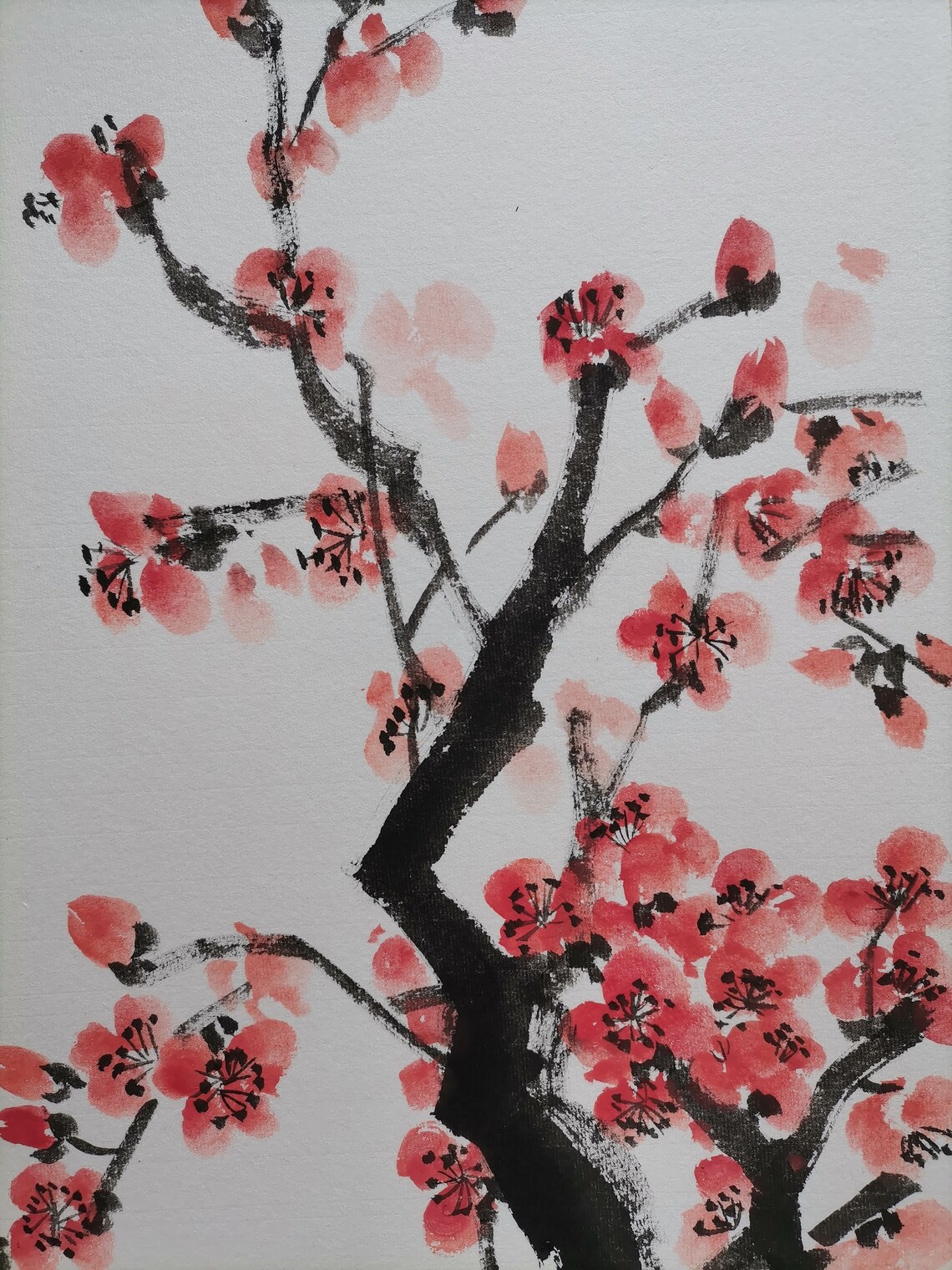 Original Chinese Paintinghandpainted Plum Blossom Painting - Etsy