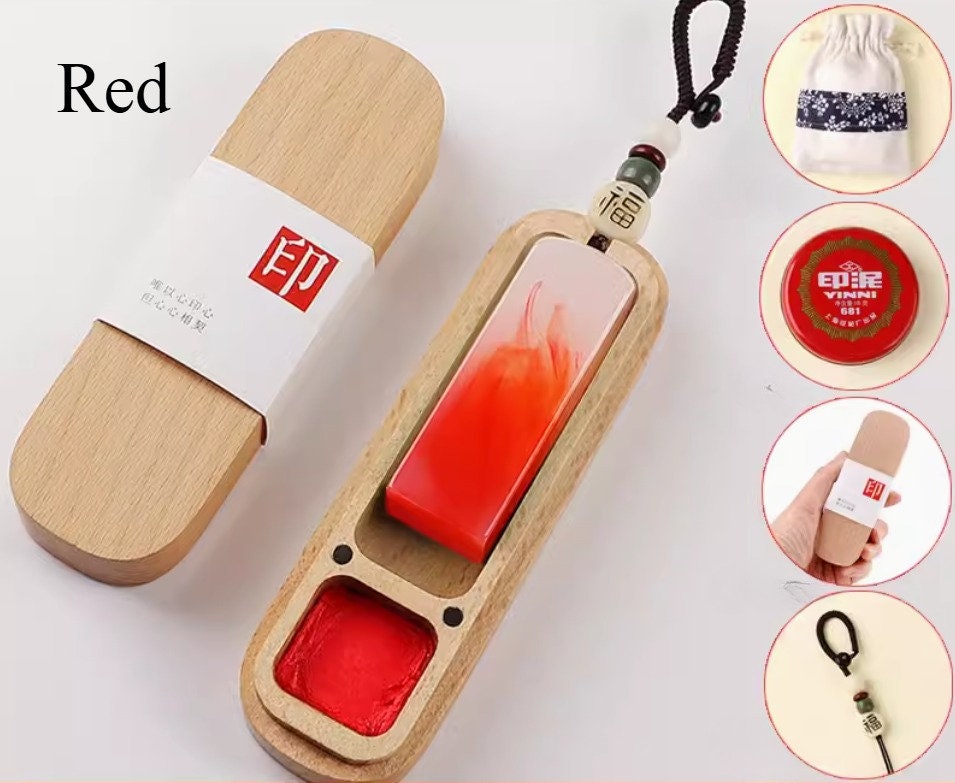 2x2cm Custom Made Chinese Name Seal Stamp - Engraved With Your Name - Etsy