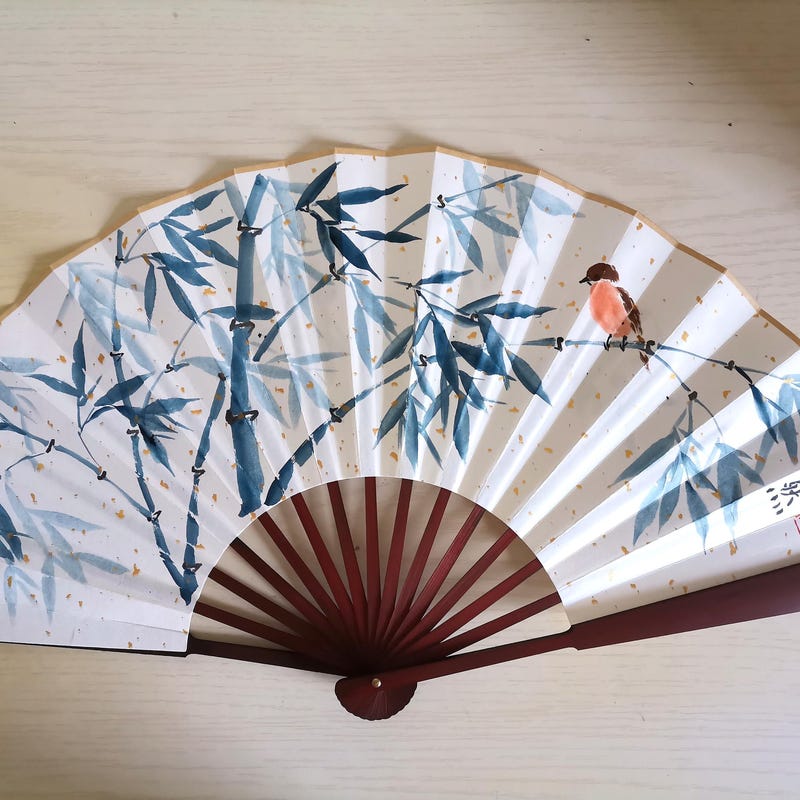 Bamboo Fan - Etsy