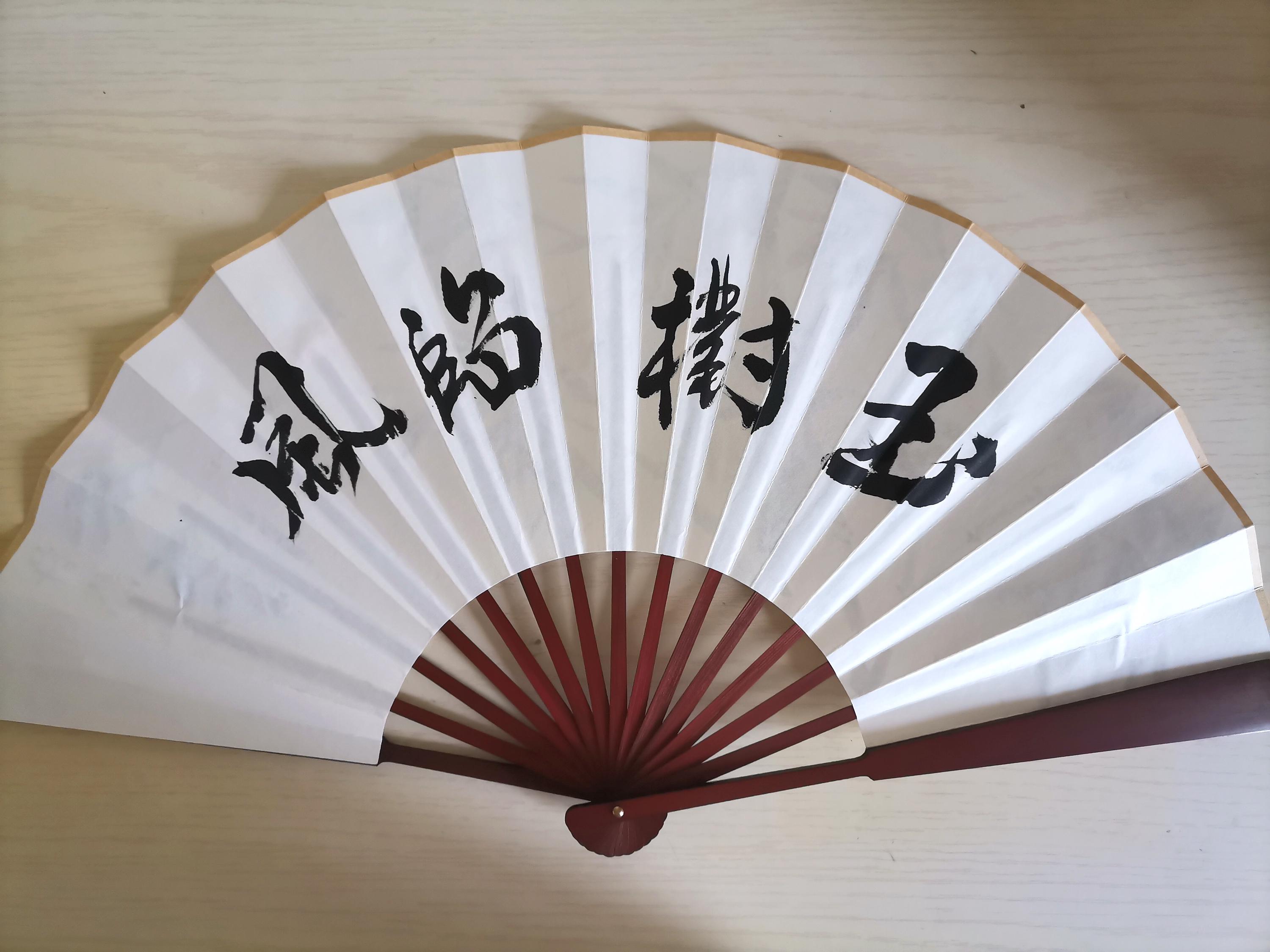 Handpainted Traditonal Chinese Folding Hand Fan--bamboo-sumi-e Painting ...