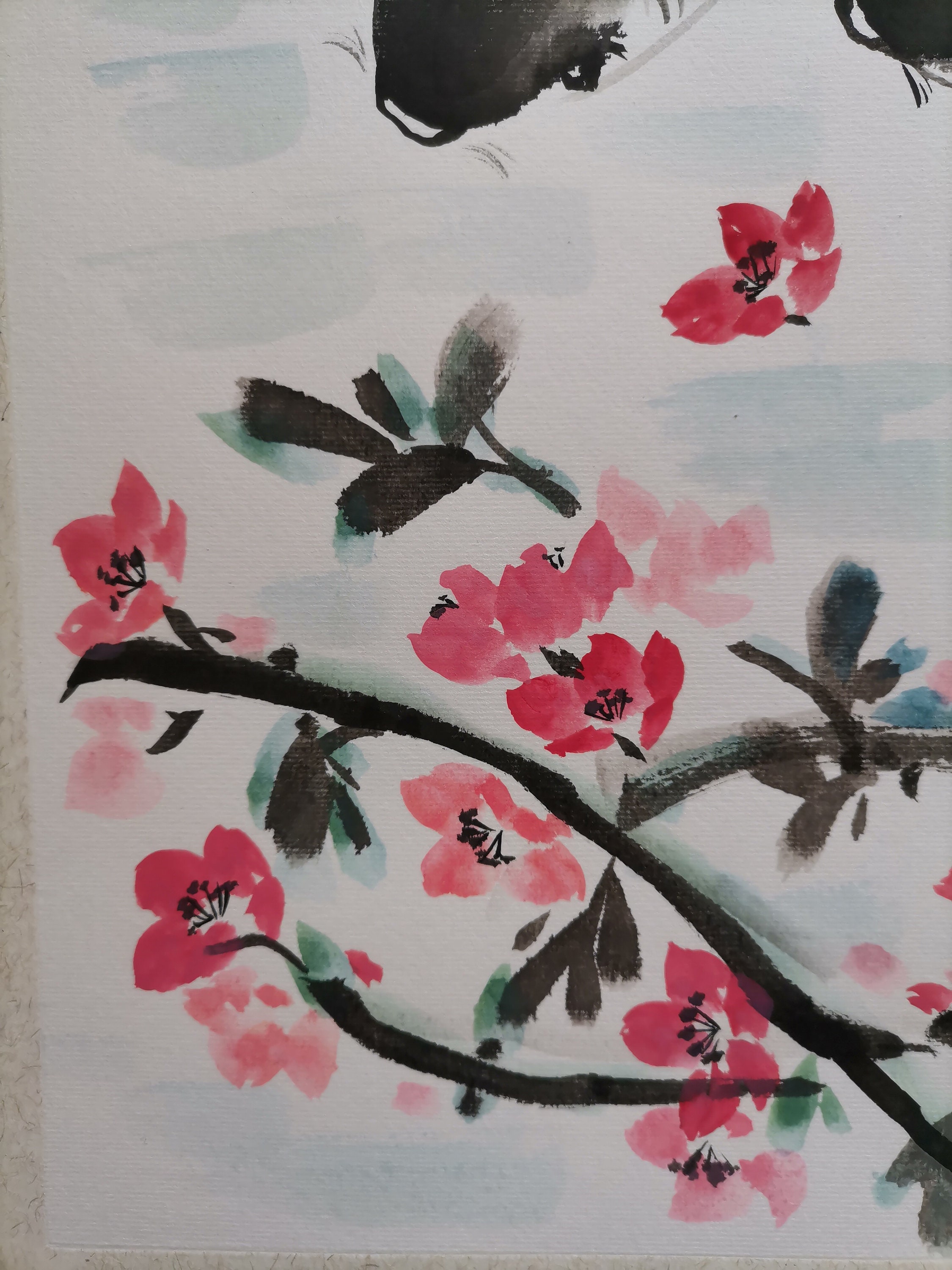 Framed Traditional Chinese Painting,fish Painting,handpainted Chinese ...