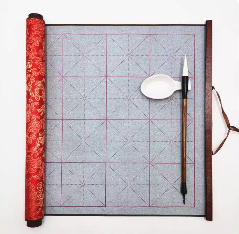 Calligraphy Practice Kit With Water Writing Cloth and Brush for ...