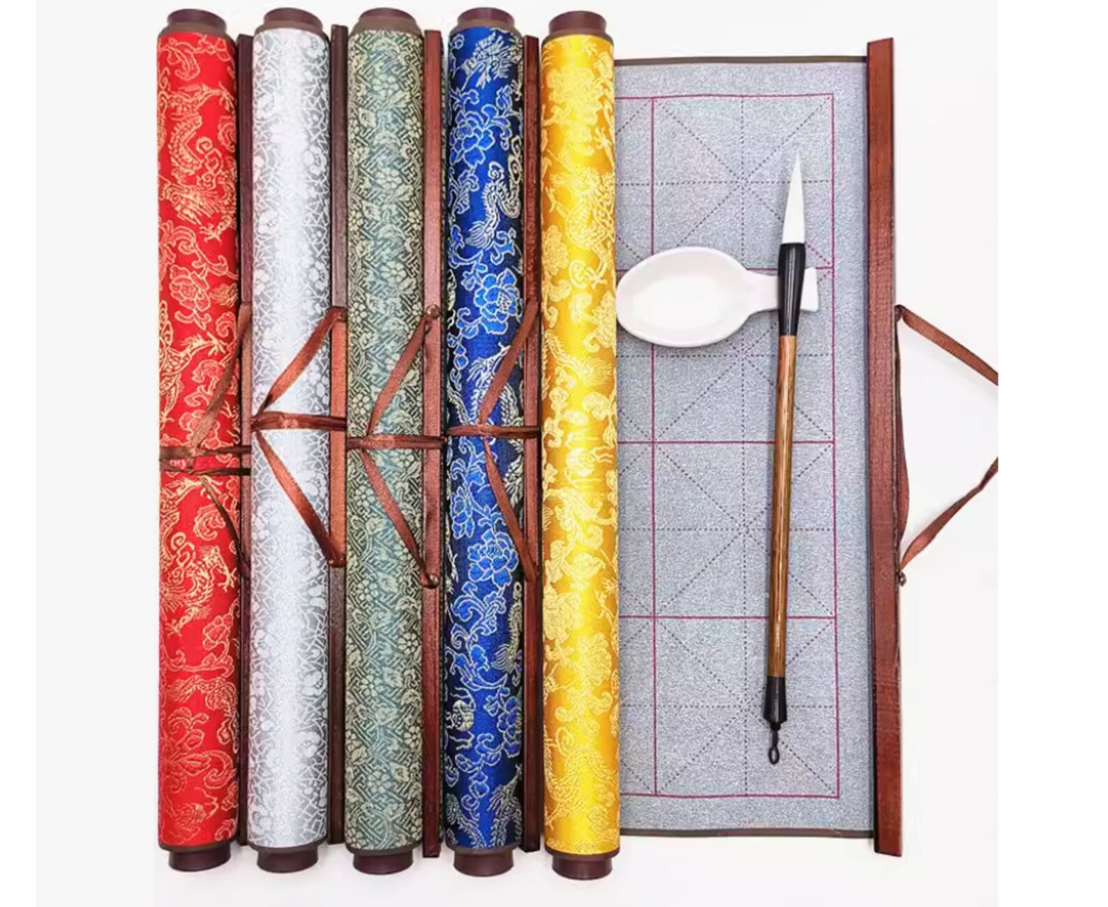 Calligraphy Practice Kit With Water Writing Cloth and Brush for ...